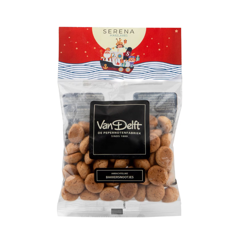 250 st. Bedruckte Tüte mit Kruidnoten | 50 g | Mit vollfarbiger ...