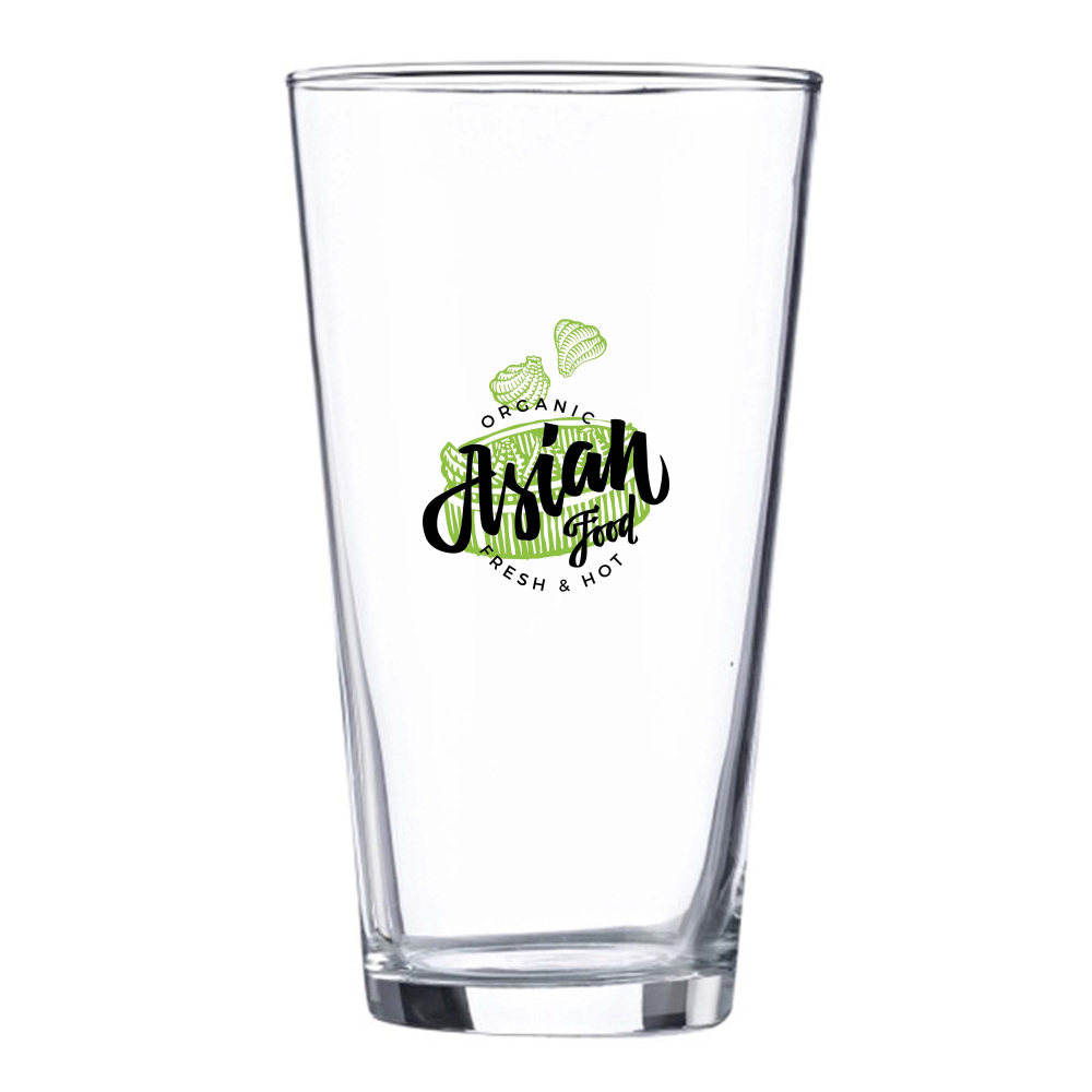 Personalised glassware with logo or text | From 5 piece(s)