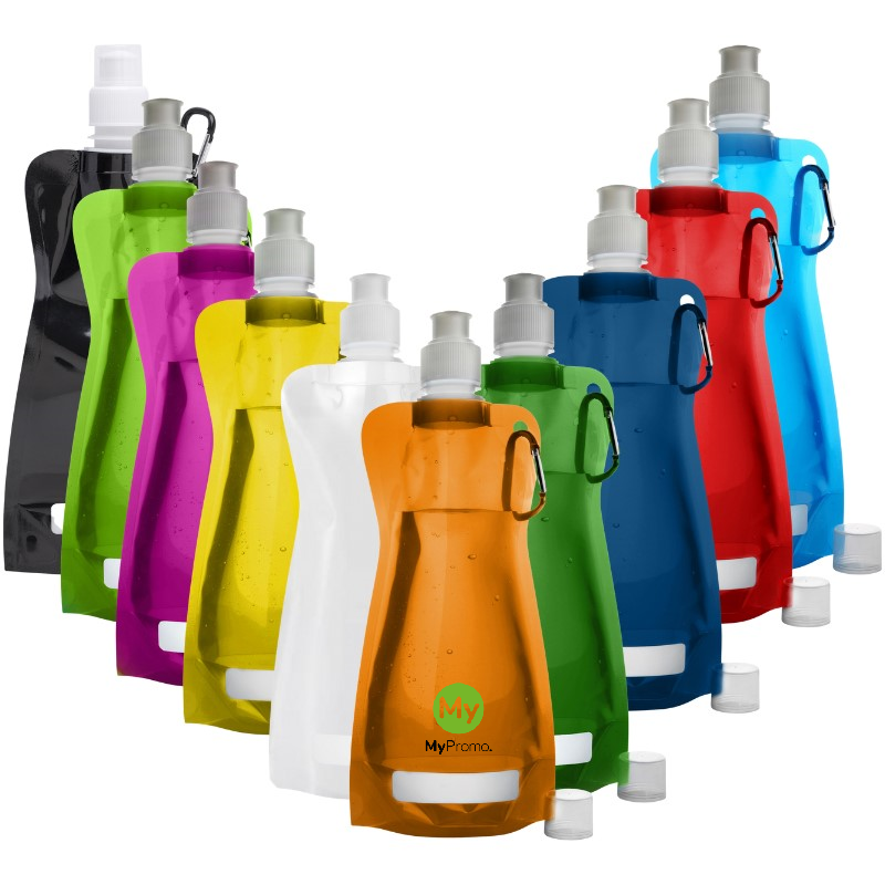 25 pcs. Personalised PP bottle black personalised